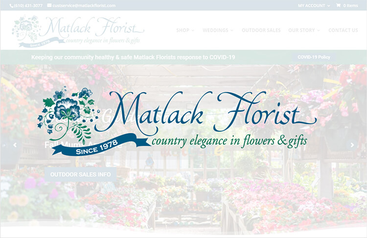 Matlack Florist - eNet Web Services | Digital Marketing & Social Media